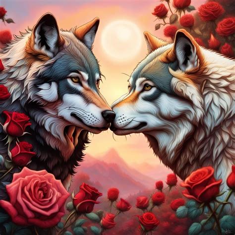 Wolf Love Wallpapers 4k Hd Backgrounds On Wallpaperbat