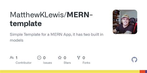 GitHub MatthewKLewis MERN Template Simple Template For A MERN App