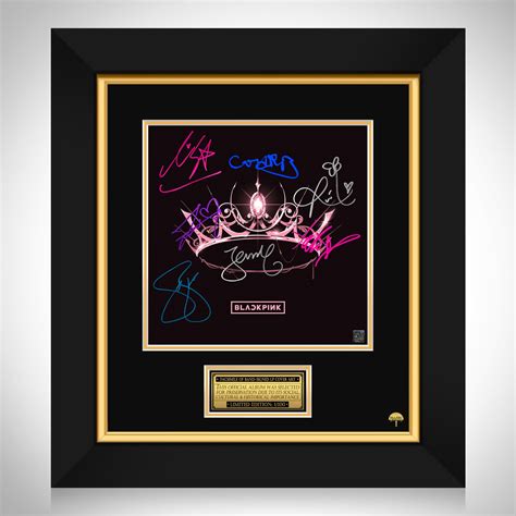 Blackpink The Album Lp Cover Limited Signature Edition Custom Frame