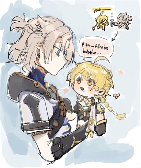 Rin⛅ Cant Spell On Twitter Rt Hnw7oowrjglignh Albether Thanks To The Great Albedo And His