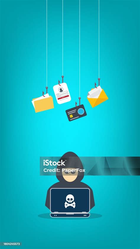 Hacker Stealing Confidential Data Personal Information And Credit Card Detail Hacking Concept