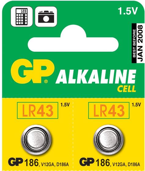 Batéria GP 186 (LR43, AG12) - Gombíkové - i-center