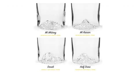 Whiskey Peaks Rock Glasses