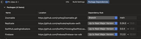Swift Xcode Failed To Resolve Dependency Firebase GoogleAppMeasurement Does Not Match
