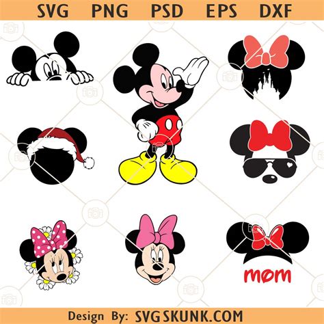 Mickey Mouse Svg Bundle Mickey Mouse Svg Mickey Svg Mickey Head Png