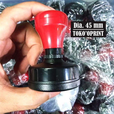 Jual Gagang Stempel Bulat Diameter 45 Mm Paket 20 Pcs Shopee Indonesia