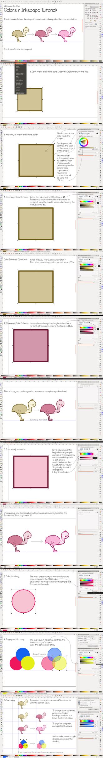 Colors In Inkscape Tutorial By Paradasia On Deviantart