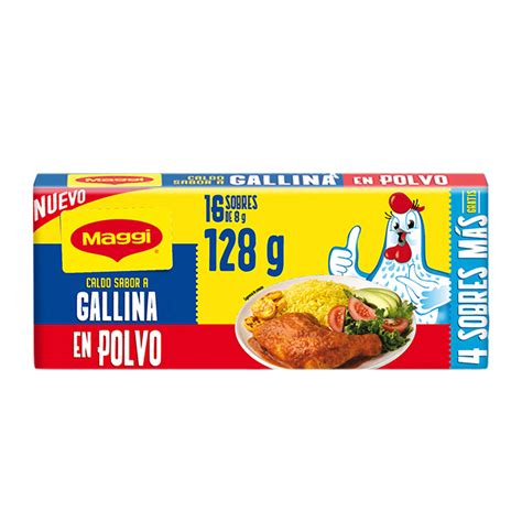 Pack 16 Uds Caldo De Gallina En Polvo Maggi 128g 982509