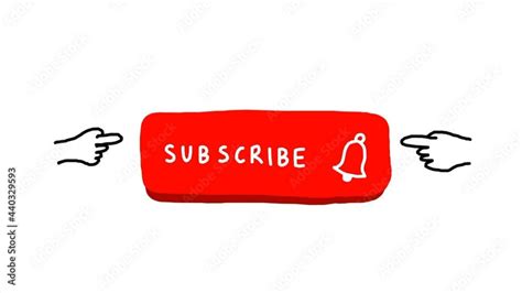Hit The Subscribe Button Crazy Call To Action Button For Social