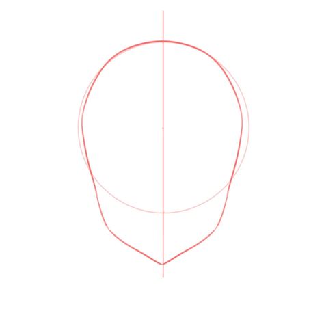 How To Draw The Head And Face Anime Style Guideline Front View Tutorial Mary Li Art