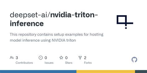 GitHub Deepset Ai Nvidia Triton Inference This Repository Contains Setup Examples For Hosting