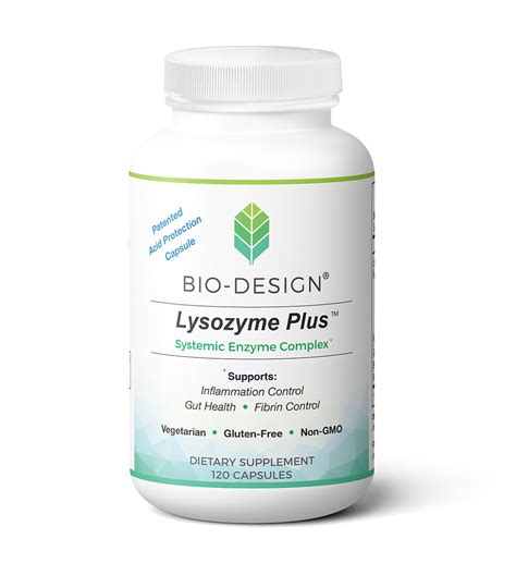 Lysozyme Plus Systemic Enzyme Complex Bio Design Supplements