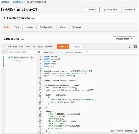 Eventbridgeを使って2つのlambda関数を連携させる Awstut