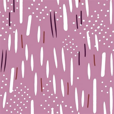 Mauve Diagonal Dots And Dashes Seamless Pattern Vector Illustration Job Id