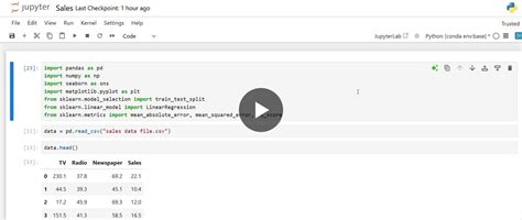 🚀 Excited To Share My Sales Prediction Project From My Codealpha Data
