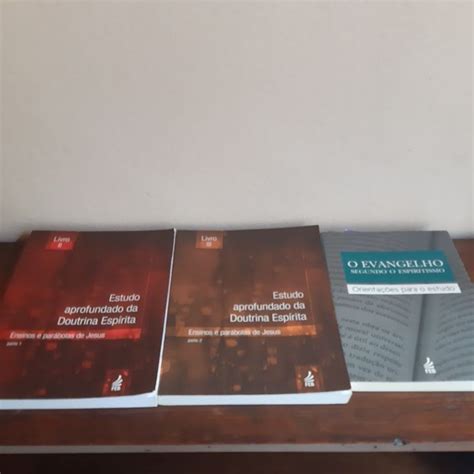 Kit 3 Livros De Estudo Sobre Espiritismo Shopee Brasil