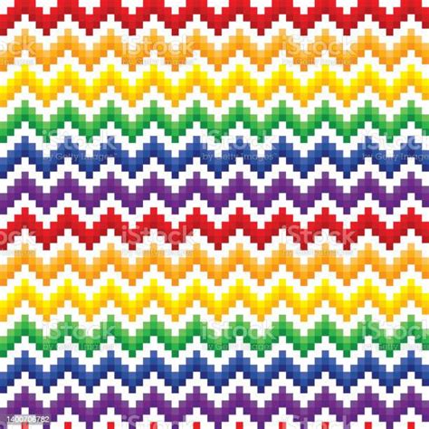 행복한 자존심의 달 추상 픽셀 다채로운 벡터 일러스트 레이 션 배경 패브릭 패턴 디자인 벽지에 원활한 패턴 Lgbt 프라이드의 달에 대한 스톡 벡터 아트 및 기타 이미지