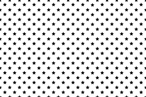 Black And White Seamless Stars Patterns Graphic By Cutepik · Creative