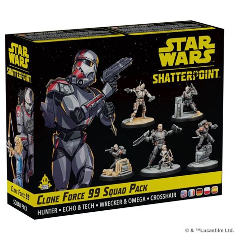 Star Wars Shatterpoint Bad Batch Clone Force 99