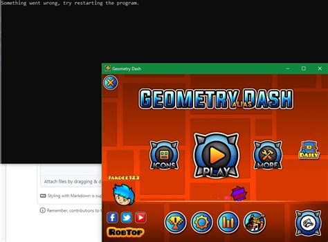 Error Issue DeenOConnor Gd Hacks GitHub