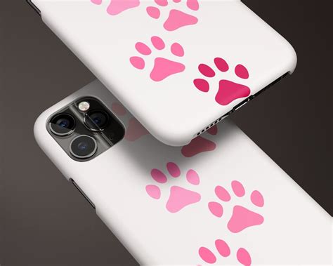 Pink Cat Paw Prints Google Pixel Phone Case Pixel 4 Case Pixel Etsy