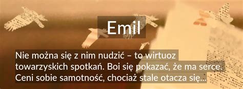 Emil Znaczenie imienia Emil Poznaj co kryje się pod tym imieniem