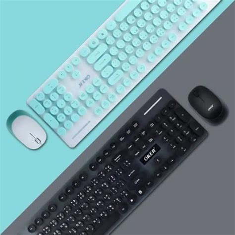 Oker ชุดคีย์บอร์ดเม้าส์ไร้สาย รุ่น K 520 Keyboard Mouse Wireless
