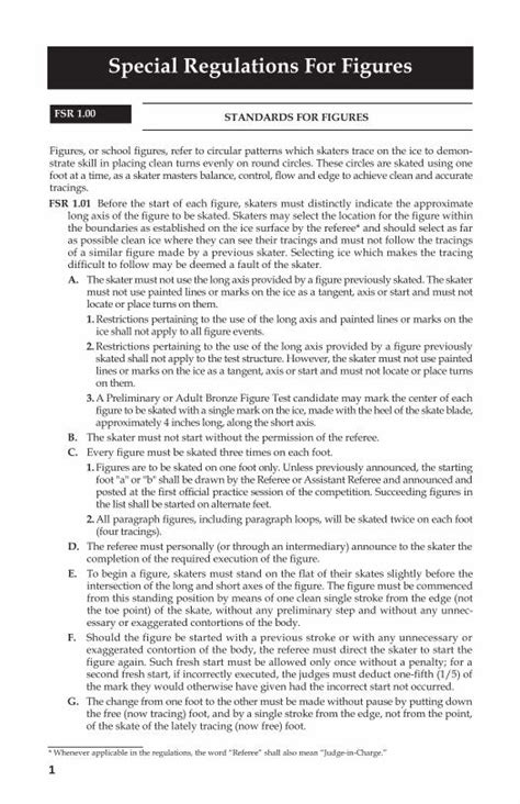 Pdf Special Regulations For Figures Figures Rules Pdfk See The