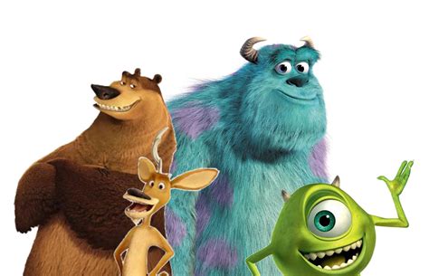 Boog Elliot Sulley And Mike By Darkmoonanimation On Deviantart