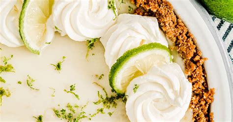 Key Lime Pie La Tarte Au Citron Vert De Floride Recette Tarte Au Citron Vert De Floride