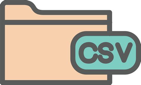 file csv vector icon design 14927815 vector art at vecteezy