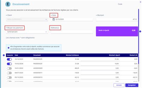 Encaisser Ou Rembourser Un Client Dans EBP Gestion Commerciale Hubbix Centre D Aide EBP