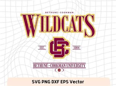 University Bethune Cookman Wildcats Png Vectorency