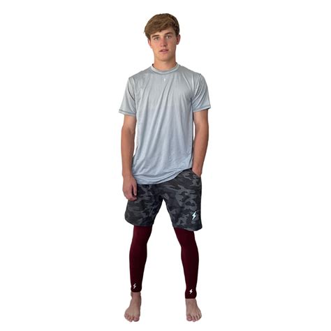 Xtra Long Maroon Leg Sleeves Compression Leg Sleeves Bruce Bolt