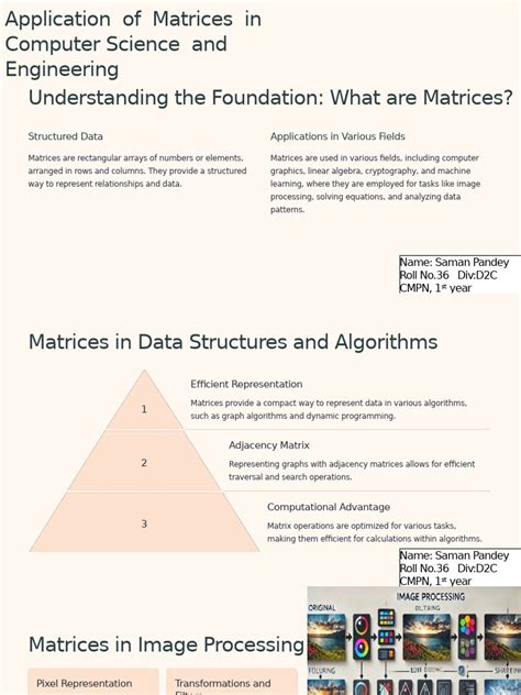 Matrices Powerhouses Of Computer Science Pdf Matrix Mathematics