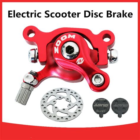 전기 스쿠터 용 줌 디스크 브레이크 140 Mm 120mm 브레이크 패드가있는 10 인치 전기 금속 패드 브레이크 로터 자전거