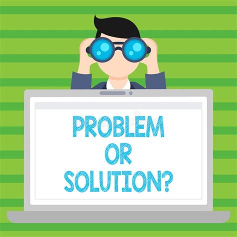 Conceptual Hand Writing Showing Problem Or Solutionquestion Business Photo Text Think Solve