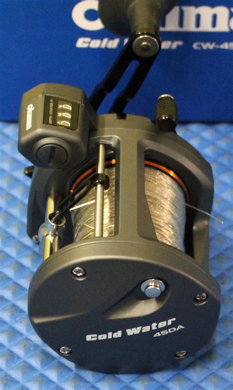 Okuma Cold Water A Line Counter Trolling Reel Cw 45 Da Pre Spooled