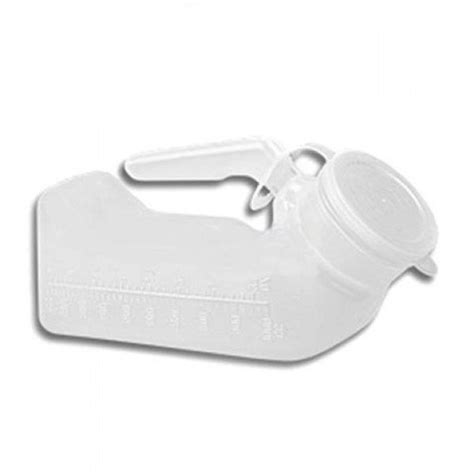 בקבוק שתן לגבר עם מכסה 10 כלים לאיסוף שתן