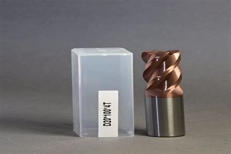 20 X 100 4flute Flat Copper 55hrc Ticn Coated Carbide At Rs 2250piece