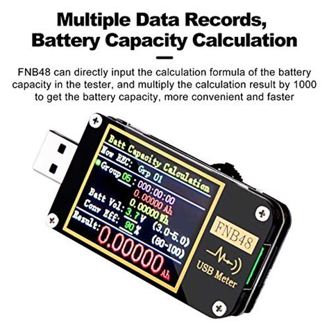 USB Tester USB Voltage Meter FNB48 PD Trigger Voltmeter USB 3 0 Voltage And Current Tester DC 4