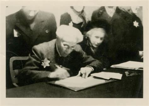 A Rare Photograph Of Mordechai Chaim Rumkowski Chairman Of The Lodz Ghetto Judenrat Dynasty