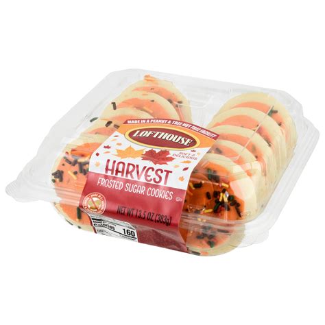 Lofthouse Cookies Frosted Sugar Harvest Front Right Elevated
