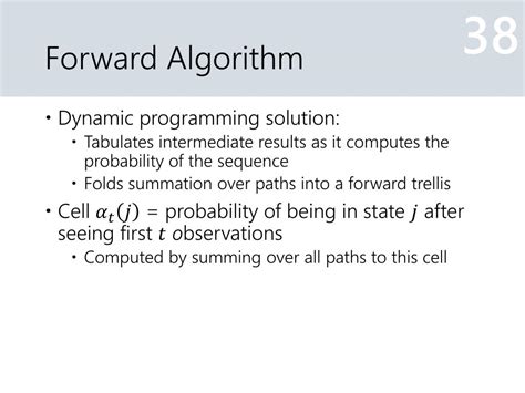 Ppt Hmm Algorithms Powerpoint Presentation Free Download Id2501556