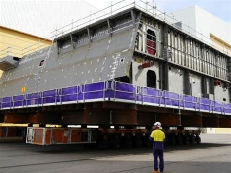 First Prototype Block Rolls Out For Hunter Class Frigates Australian