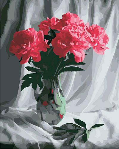 Купить Картина рисование по номерам AS0849 ArtStory Бархатные пиона ...