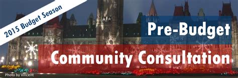 2015 Federal Pre Budget Community Consultation Social Development