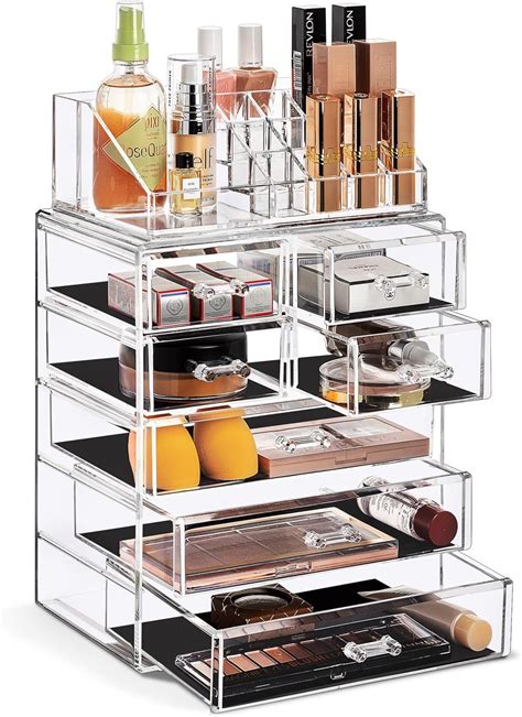 Acrylic Makeup Organizer Set Best Storage For Make Up And Perfume