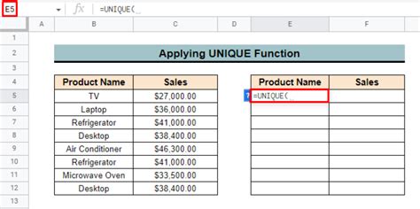 How To Find Unique Values Between Columns In Google Sheets