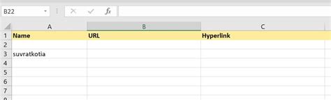 Microsoft Excel Macros Extract Url From Hyperlink Text Suvrat Kotia